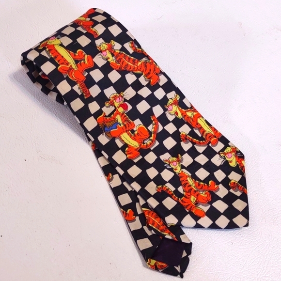 Disney | Accessories | Vintage Disneys Black And White Checkered Winnie ...